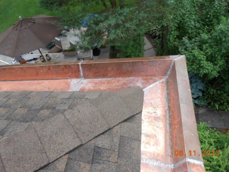 Glen Ridge, NJ Copper Yankee Gutter Installation - Gutters Toronto ...